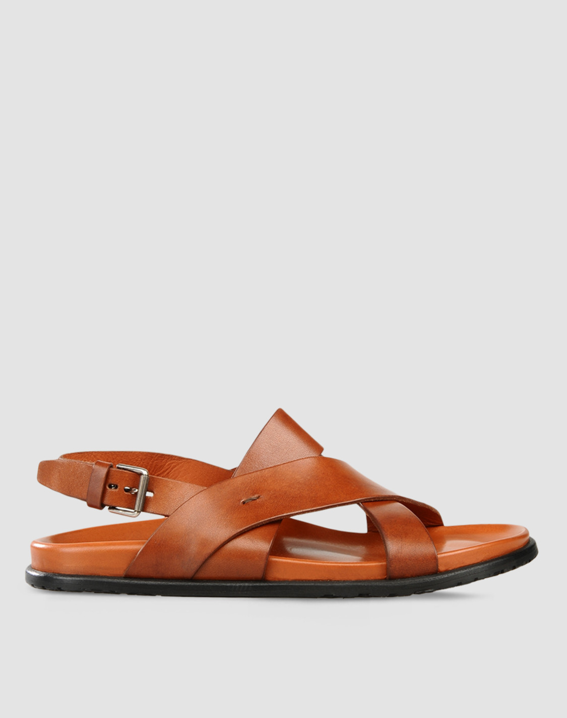 Men's Leather Multi Strap Calfs Leather Sandal | dunhill TN Online Store