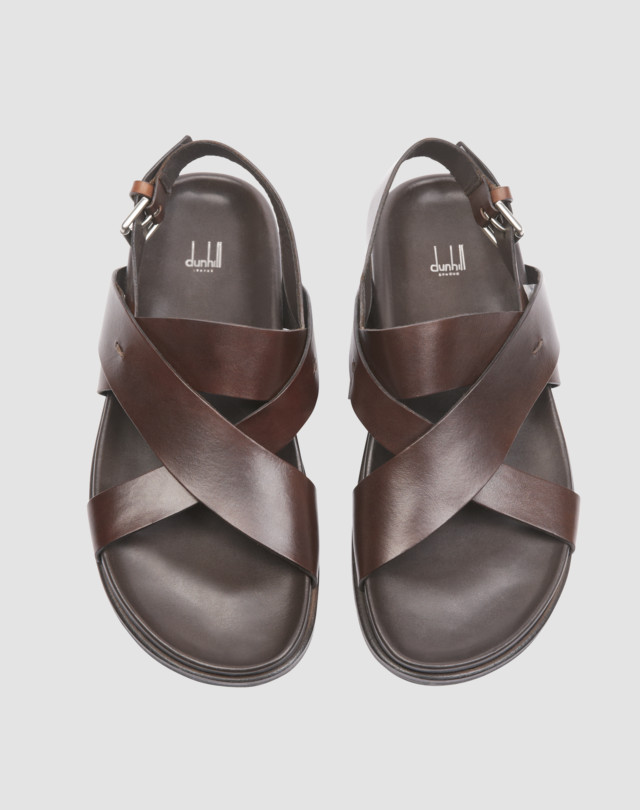 Men's Leather Multi Strap Calfs Leather Sandal | dunhill UK