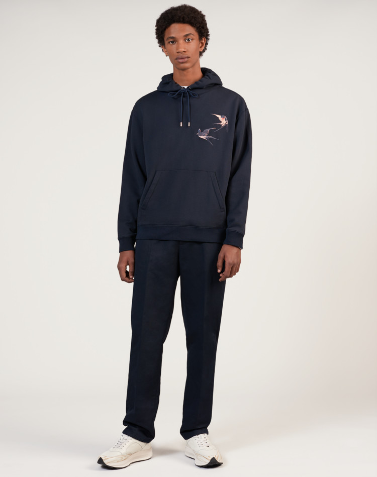Men's SPRING SWALLOWS HOODIE | dunhill US Online Store